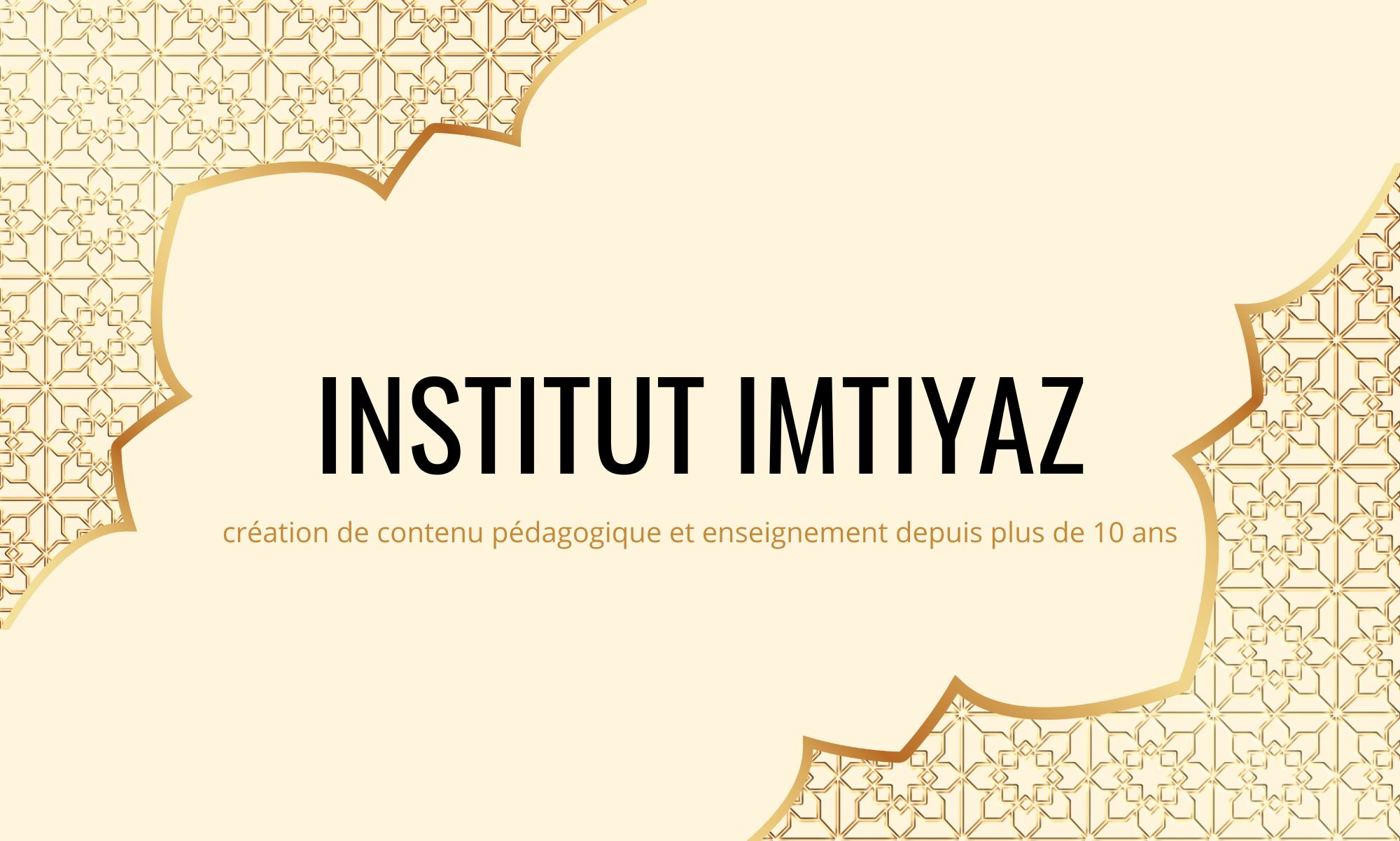 COURS DE TAJWID - Institut Imtiyaz